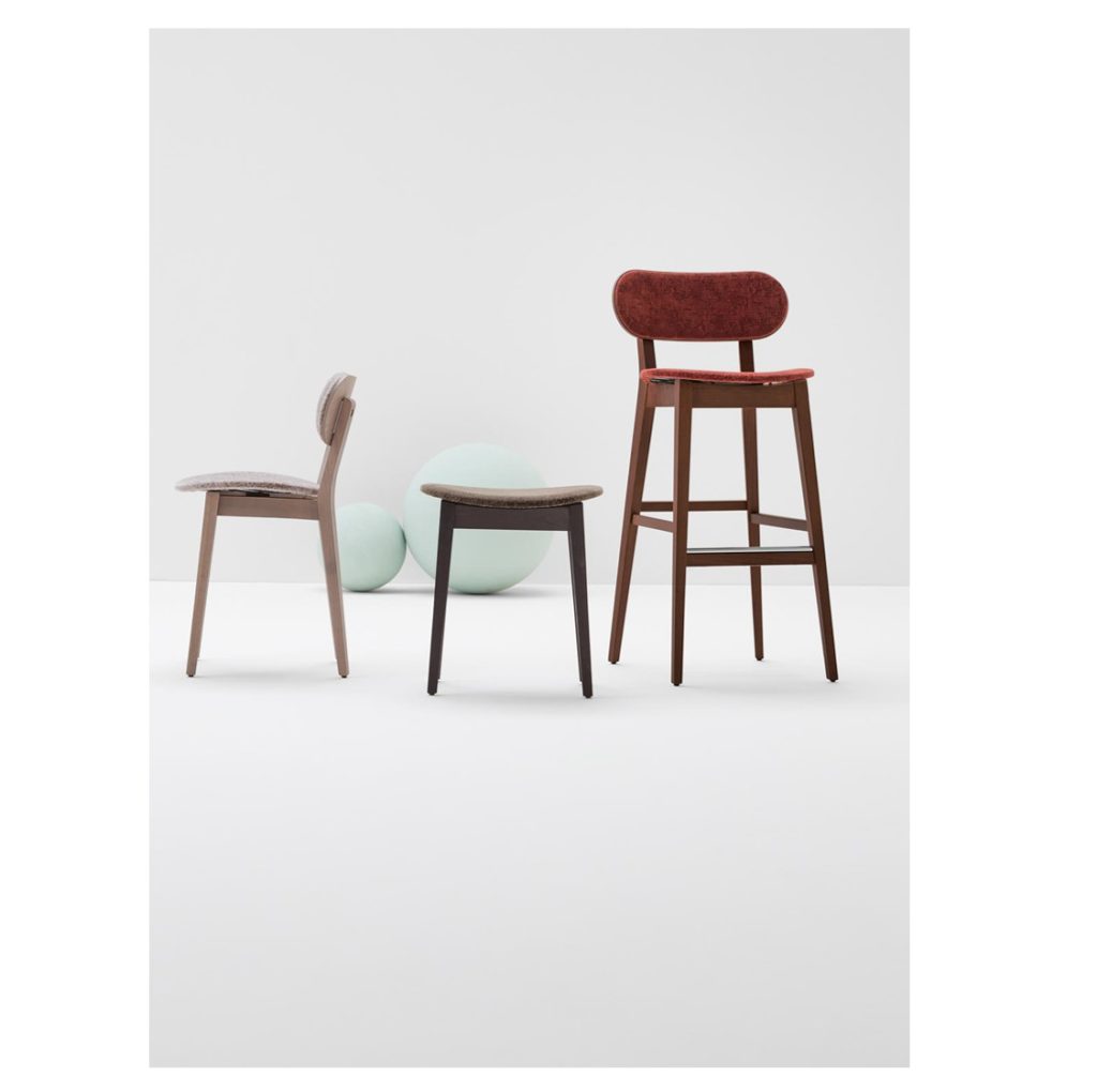 Grady Low Stool, Restaurant, Bar, Coffee Shop, Hotel, Billiani